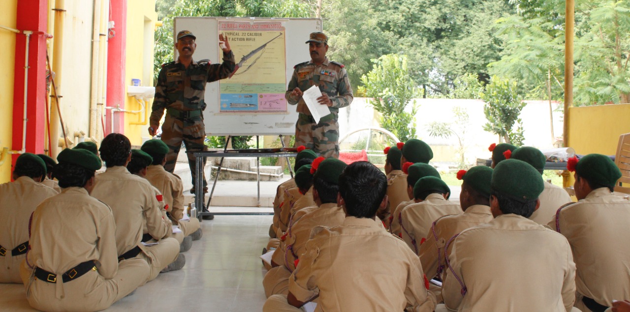 NCC Rifle shooting, Prismatic compass classes successfully completed by ...